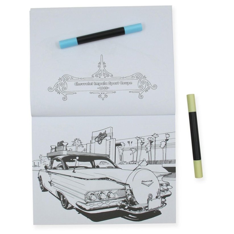 Lowrider Coloring Book :: GRAFFICON